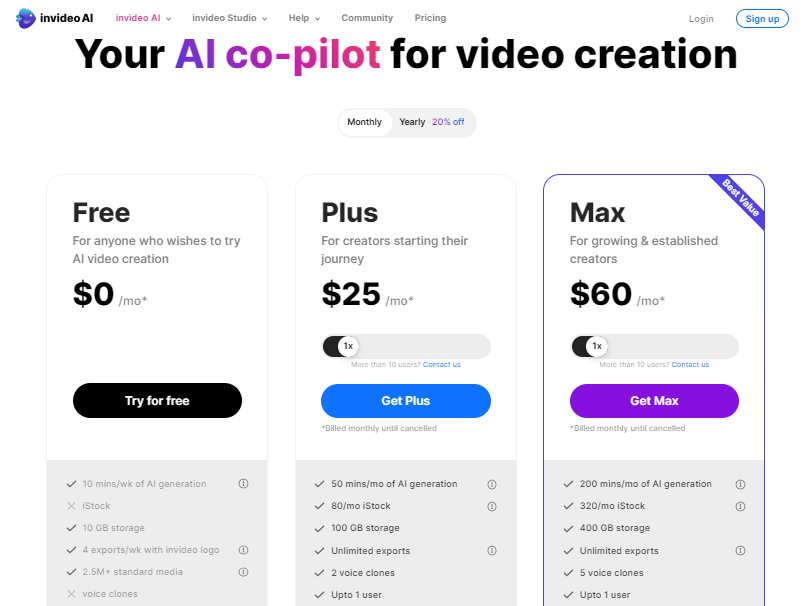 InVideo AI Review [Pricing, Pros-Cons & Customer Reviews]